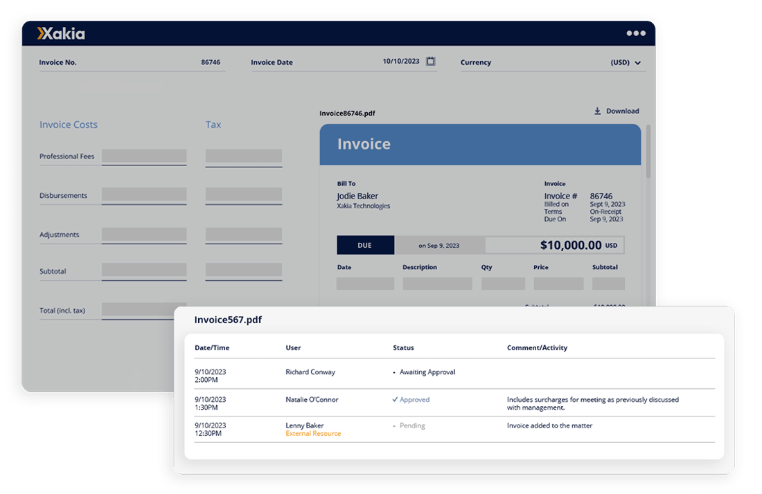 Legal Spend Management Software | Xakia