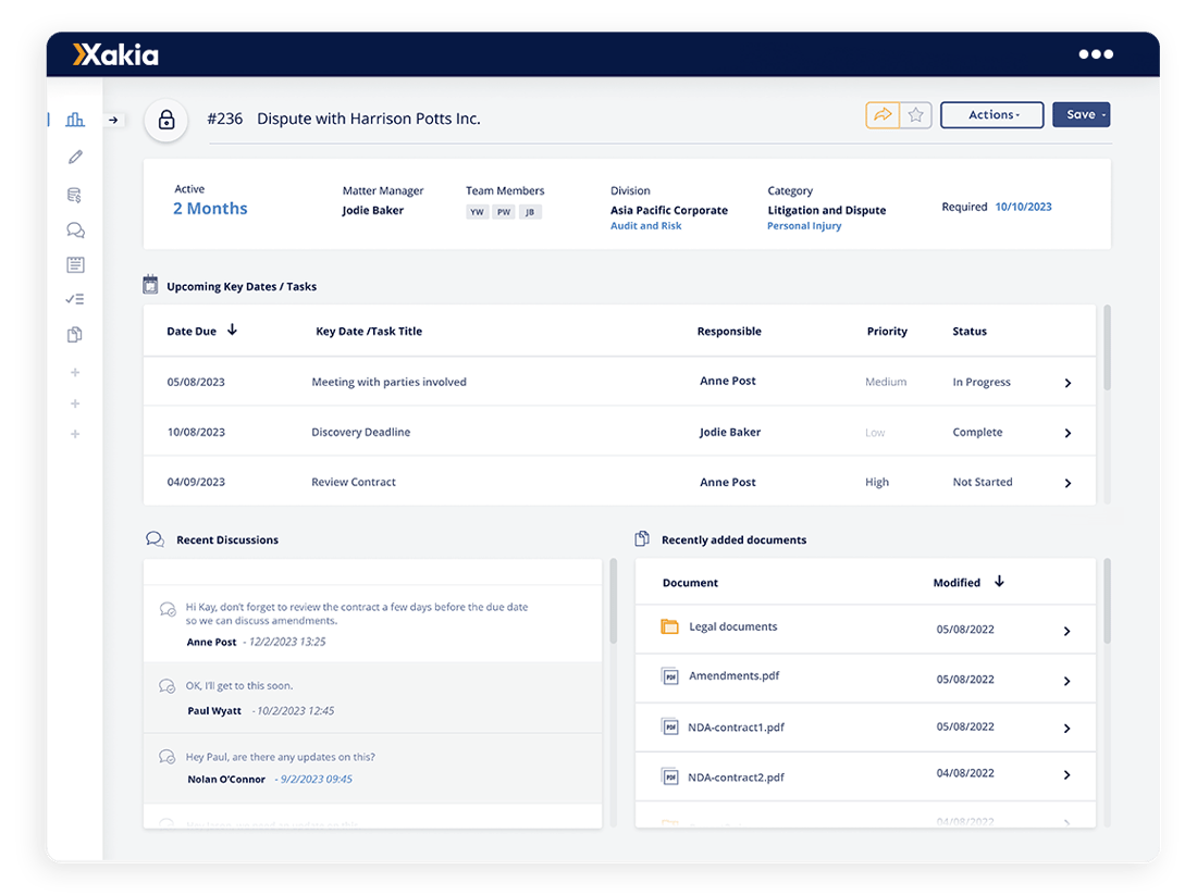 Contract Lifecycle Management Software Xakia