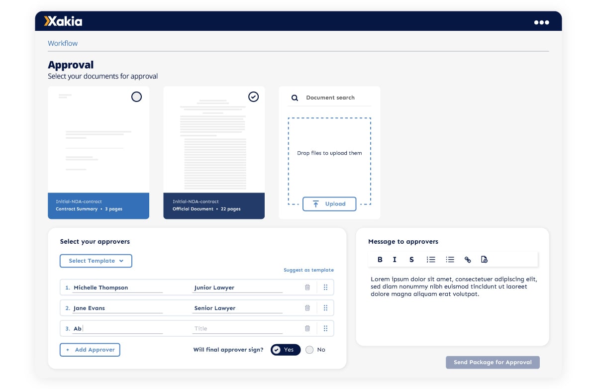 Legal Contract Management Software | Xakia