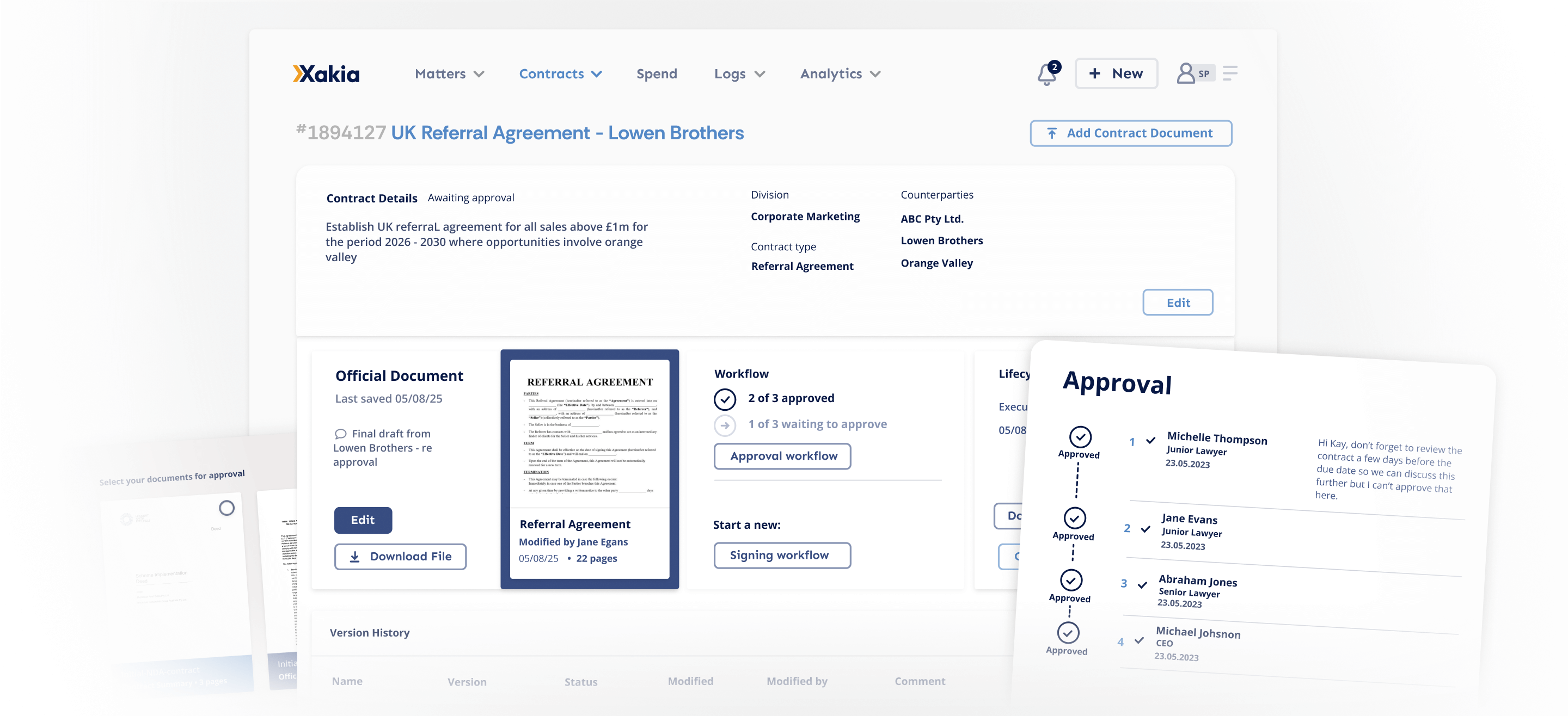 In-House Legal Matter Management Software | Xakia